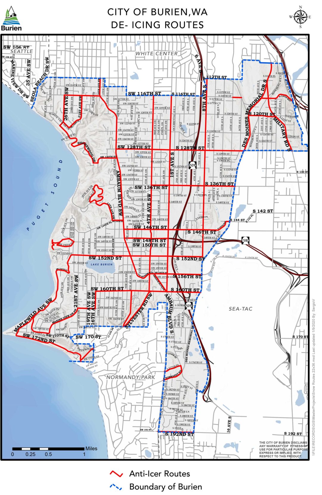 City of Burien says it's ready for snow & ice; cold weather shelter to ...