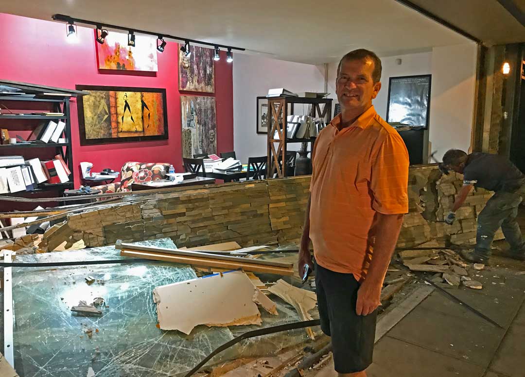 DUI driver crashes into offices of Tracy Codd in Burien Wed. night ...