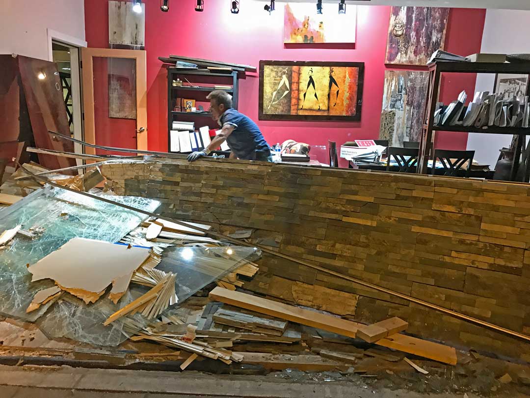 DUI driver crashes into offices of Tracy Codd in Burien Wed. night ...