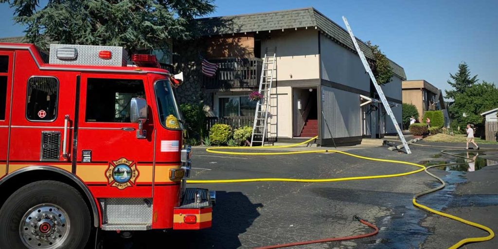 One injured when fire burns apartment building in Burien Sunday - The B ...