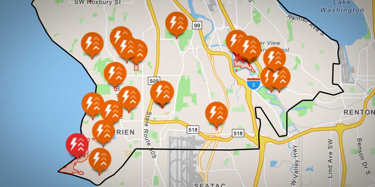 Windstorm topples trees, knocks out power in Burien area Tuesday - The ...