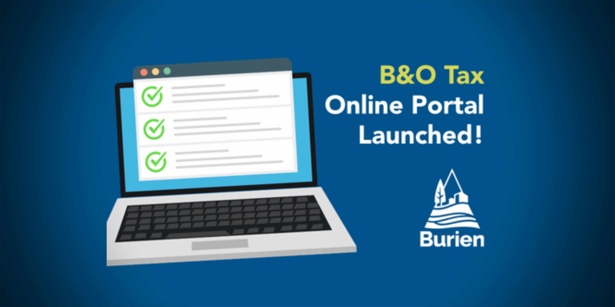 City of Burien rolls out new online B&O tax system - The B-Town (Burien ...