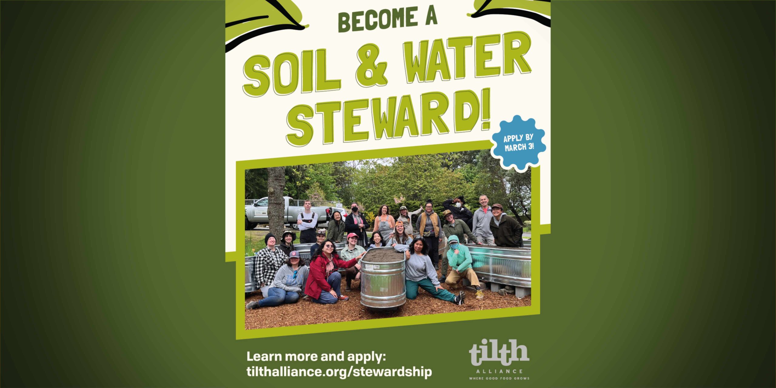 Tilth Alliance recruiting residents for 2026 Soil and Water Stewardship ...