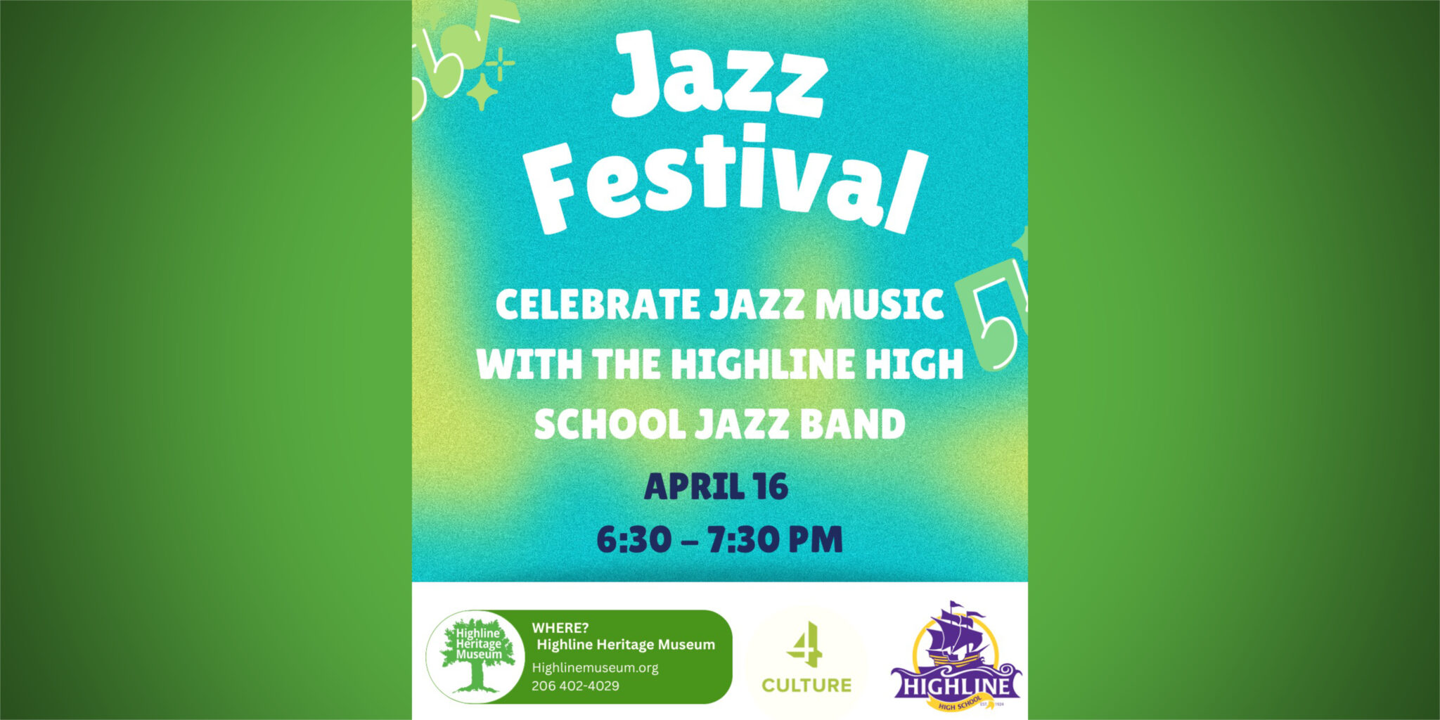 Highline High School Jazz Band to perform at Highline Heritage Museum ...