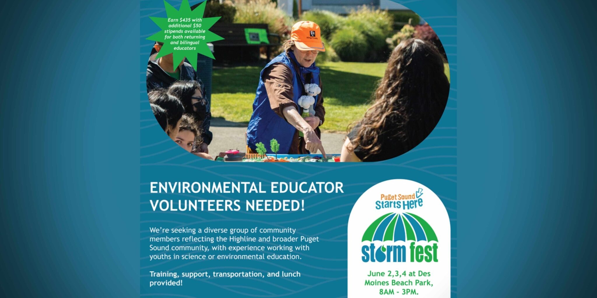 Volunteers sought for June 2-4 StormFest environmental education event ...